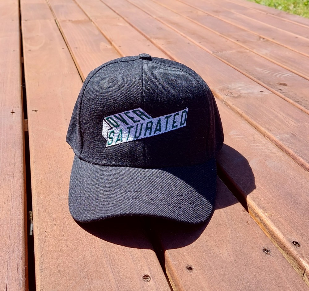 Jet Black 6 Panel Cap - Produced in South Africa | Over Saturated